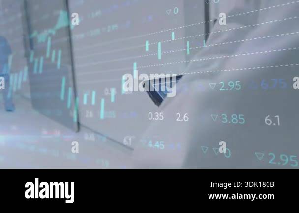 Doctor swiping tablet revealing MRI scans in hospital corridor as ...