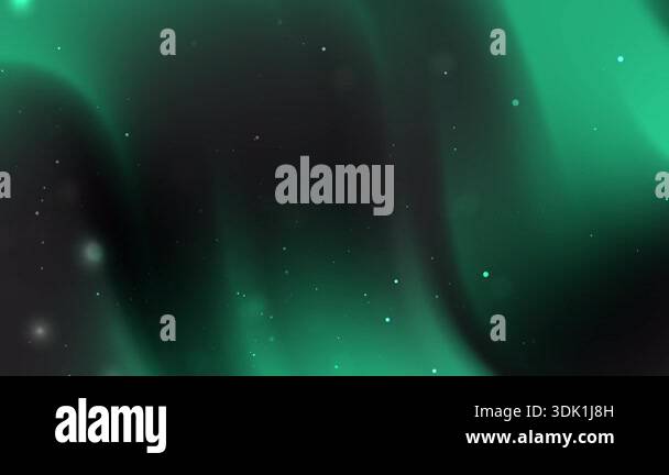 Abstract blurred green and black backdrop with white dots. Suitable for ...