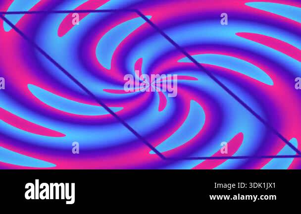 Dynamic abstract swirls of blue and pink create hypnotic motion and ...