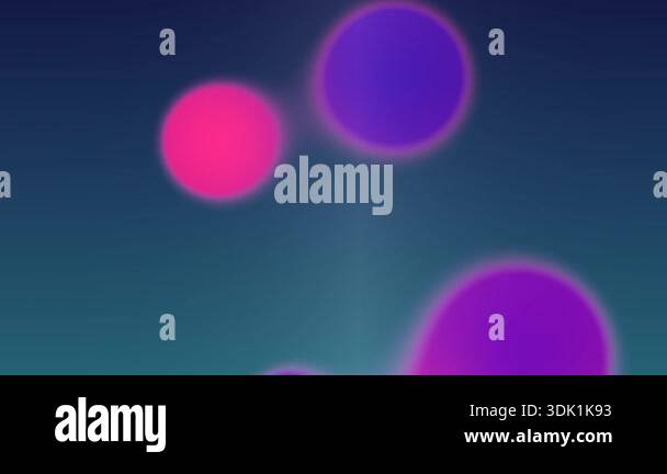 Abstract video frames featuring soft glowing purple and pink bokeh ...