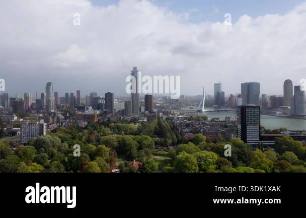 ROTTERDAM, NETHERLANDS - SEPTEMBER 13, 2025 - Scenic view of Rotterdam ...