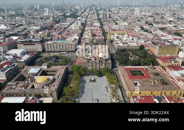 Guadalajara, Mexico - November 8 2025: Drone view of Guadalajara ...