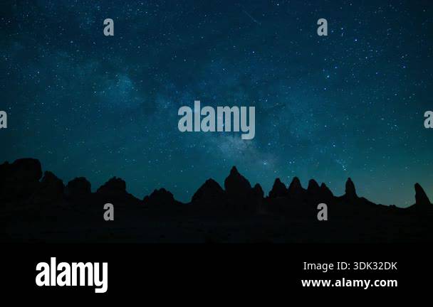 Airglow Milky Way Galaxy Over Trona Pinnacles 24mm Blue Death Valley ...