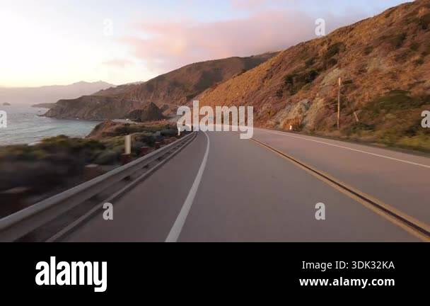 Big Sur Pacific Coast Highway Southbound 5 Big Creek Bridge to Cape San ...