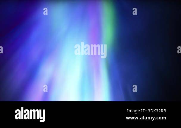 Aurora Borealis Animation Purple Blue on Black Background Stock Video ...