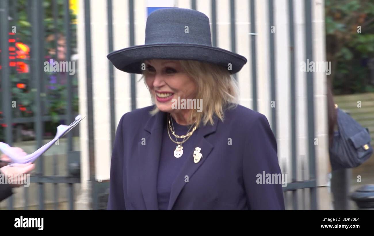 Joanna Lumley, David Tennant and Stanley Tucci among celebs attending ...