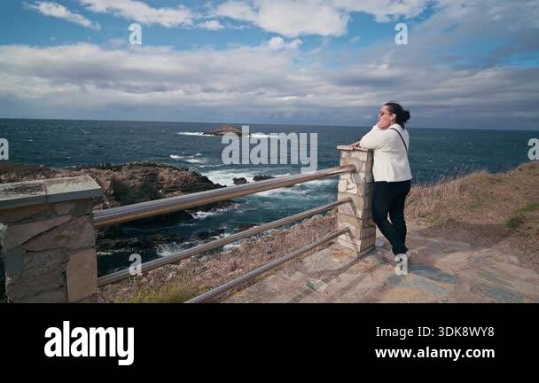 Stone railing cliff viewpoint Stock Videos & Footage - HD and 4K Video ...