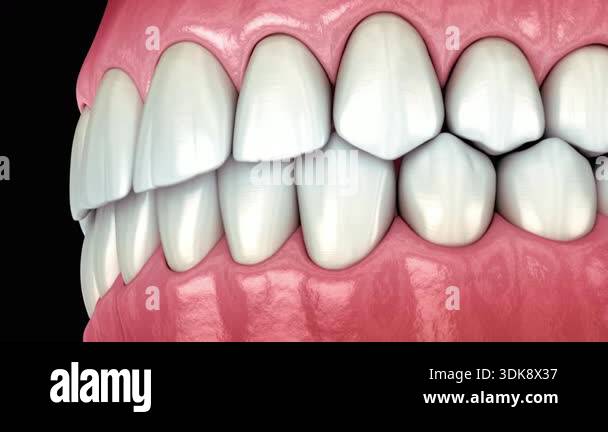Detailed 3D rendering of healthy human teeth and gums, perfect for ...