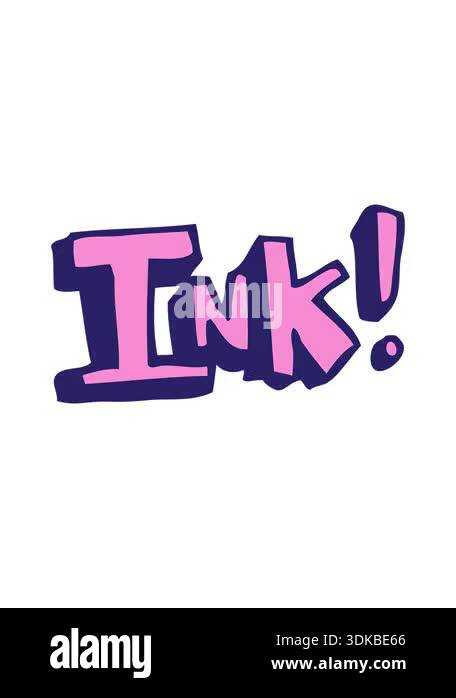 pixelize effect animation of ink cartoon Stock Video Footage - Alamy