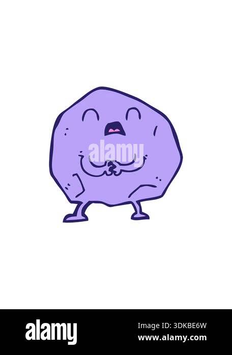 sales flash animation of cartoon rock Stock Video Footage - Alamy