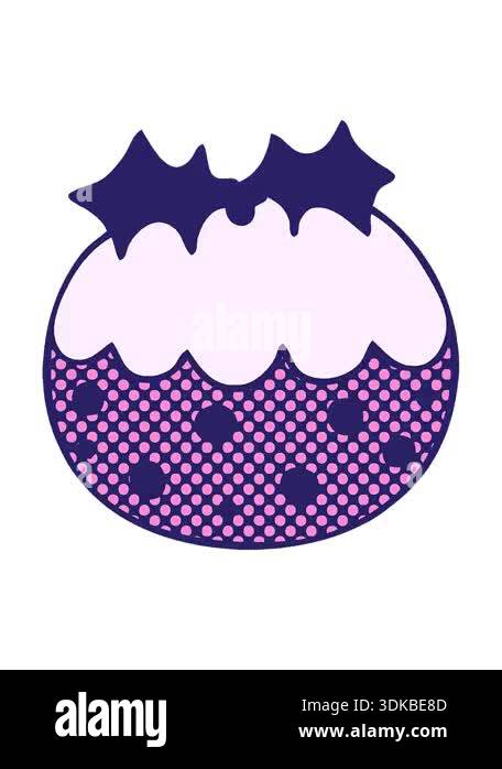 bob and pause animation of comic book style quirky cartoon christmas ...