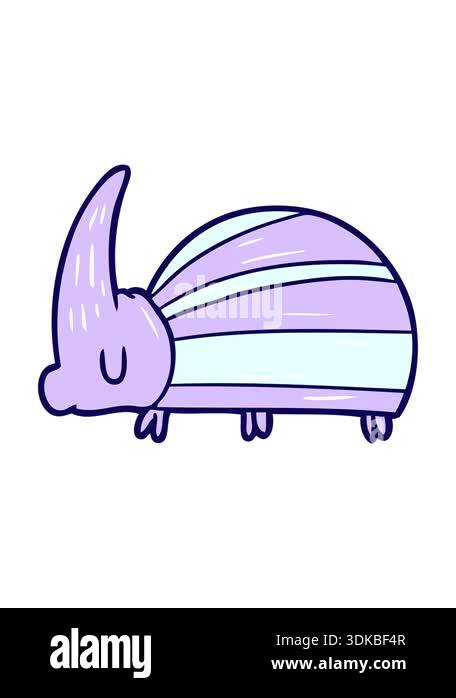 neon light effect animation of giant beetle cartoon Stock Video Footage ...