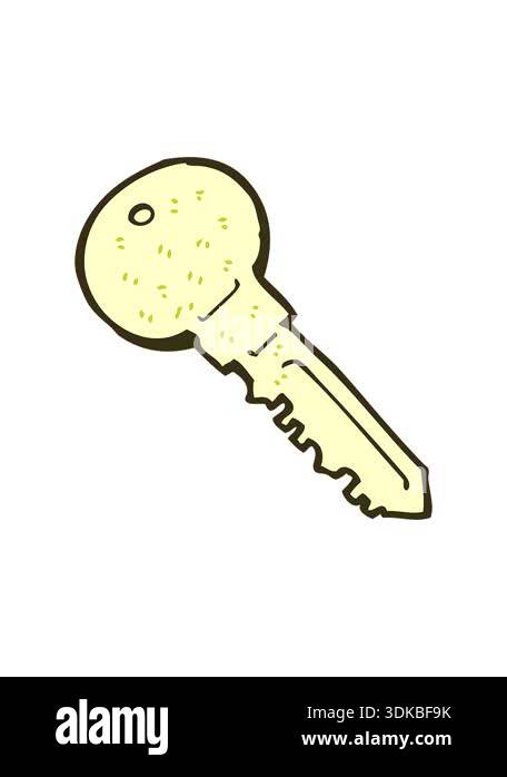 changing color animation of cartoon key Stock Video Footage - Alamy