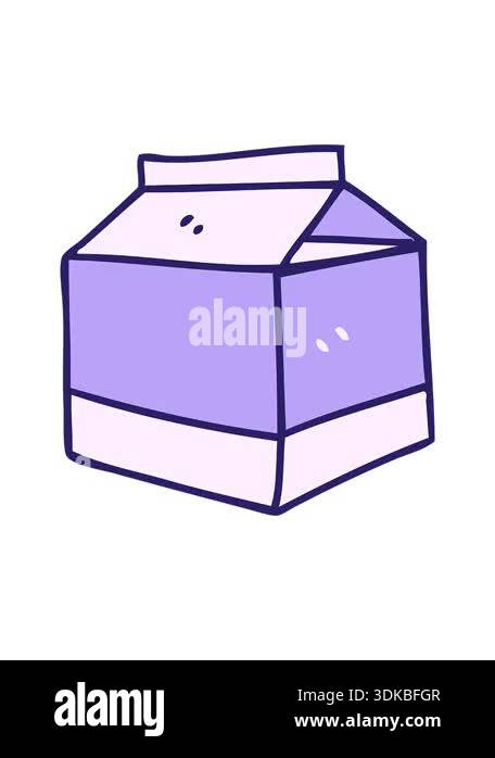 spinning motion animation of carton of milk Stock Video Footage - Alamy
