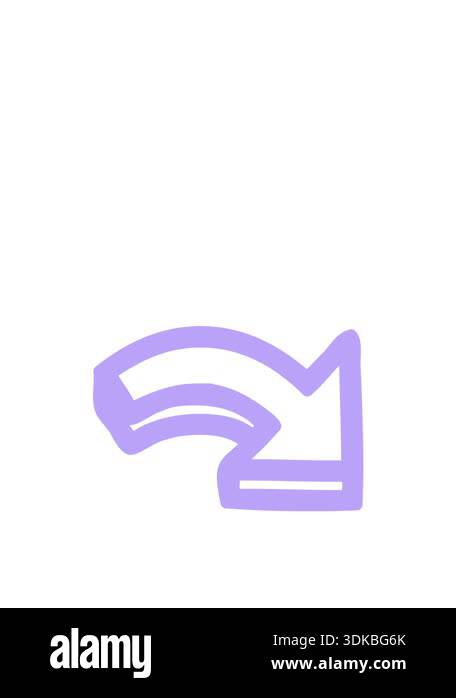 jumping motion animation of direction arrow symbol design Stock Video ...