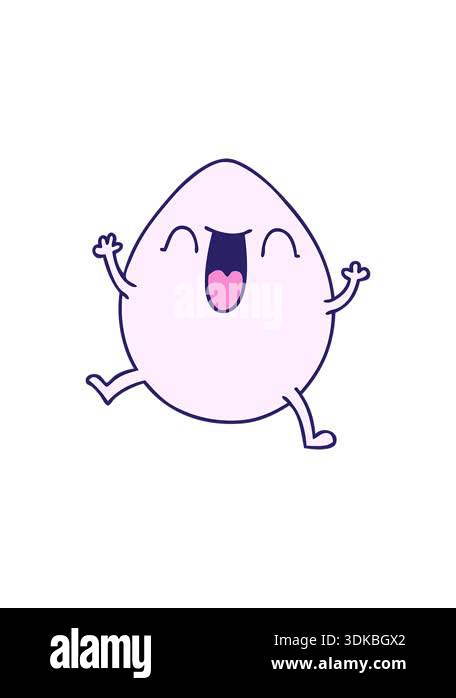 starburst effect animation of cartoon egg Stock Video Footage - Alamy