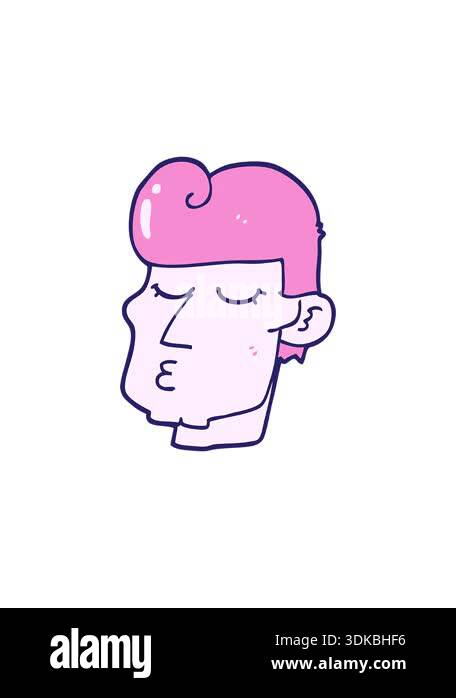 radioactive glowing animation of cartoon handsome man Stock Video ...