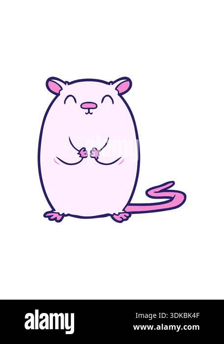 radioactive glowing animation of cartoon mouse Stock Video Footage - Alamy