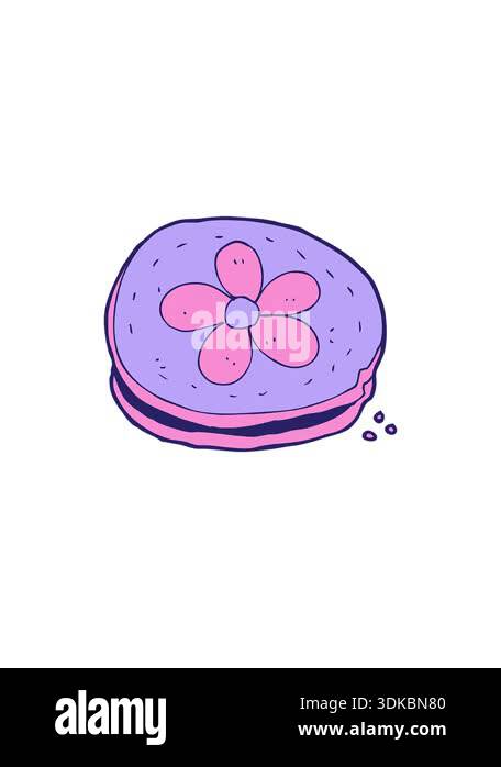 radioactive glowing animation of a biscuit Stock Video Footage - Alamy