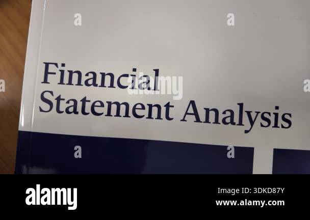 Financial Statement Analysis. High quality 4k footage Stock Video ...
