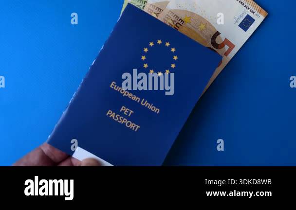 A pet passport is a document with vaccination and travel information ...