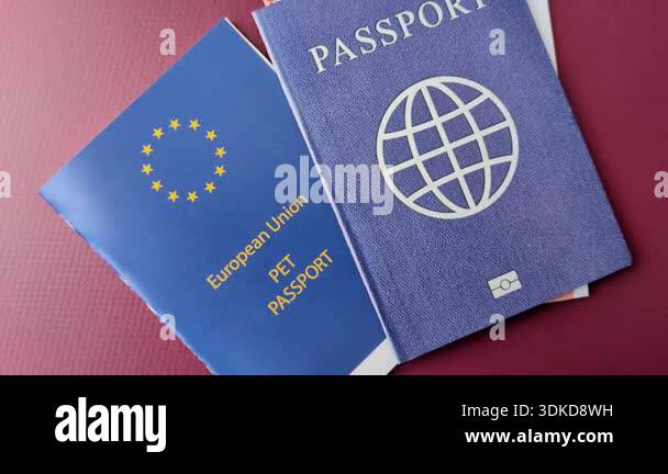 A pet passport is a document with vaccination and travel information ...