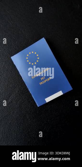 A pet passport is a document with vaccination and travel information ...