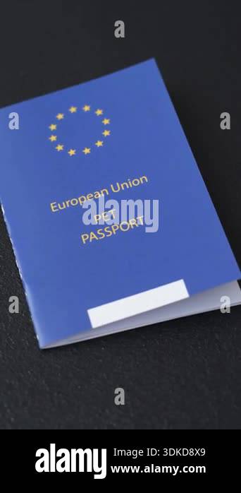 A pet passport is a document with vaccination and travel information ...