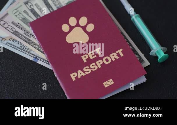 A pet passport is a document with vaccination and travel information ...