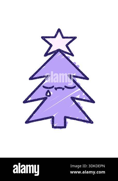 shine light effect animation of a xmas tree Stock Video Footage - Alamy