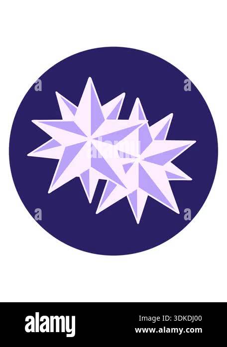 pixelize effect animation of iconic tattoo style image of stars Stock ...