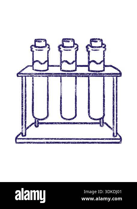 bobbing motion animation of Science Experiment Charcoal Drawing Stock ...