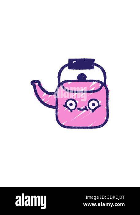 starburst effect animation of Teapot Drawing Stock Video Footage - Alamy