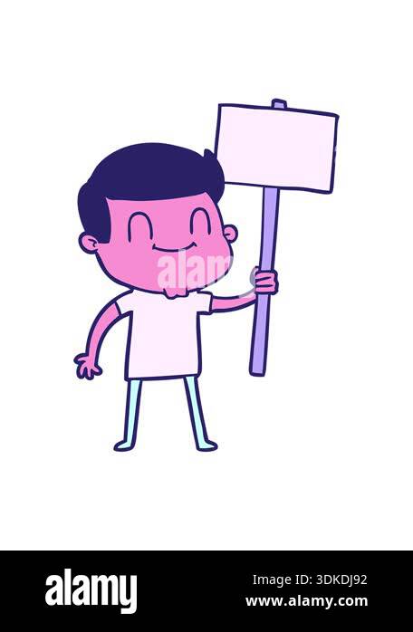 shine light effect animation of friendly man cartoon Stock Video ...