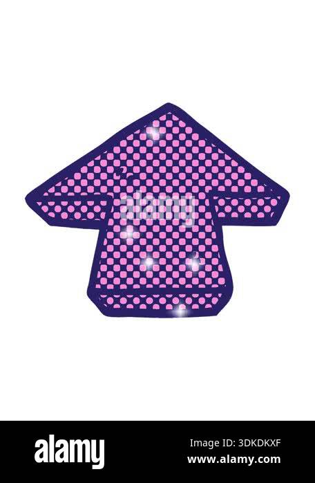 glitter effect animation of comic book style cartoon arrow symbol Stock ...