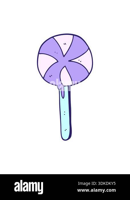 shine light effect animation of lollipop cartoon Stock Video Footage ...