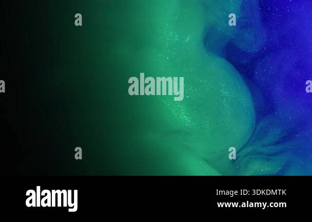 Glitter stream. Sparkling ink. Blue violet turquoise shine liquid neon ...