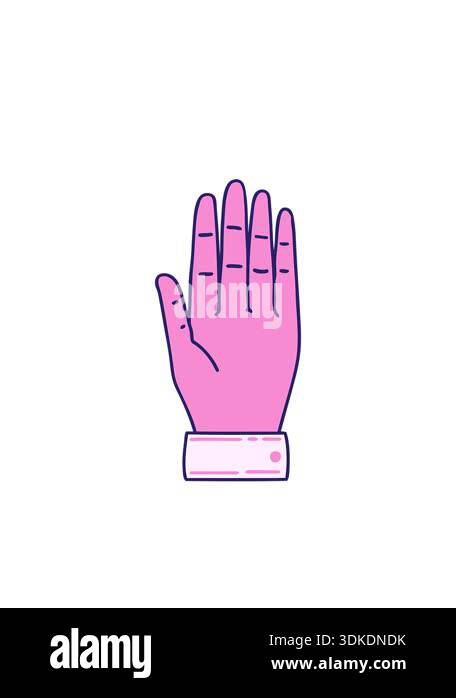 blinking radial lines animation of image of a hand Stock Video Footage ...
