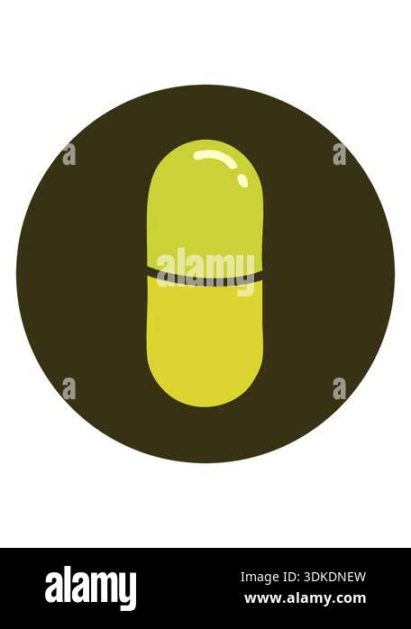 changing color animation of image of a pill Stock Video Footage - Alamy