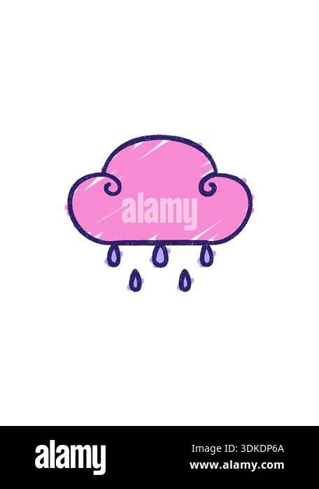 sales flash animation of Cloud Chalk Drawing image Stock Video Footage ...