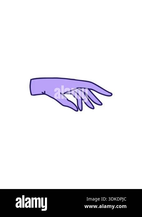 flashy sales animation of iconic tattoo style image of a hand image ...