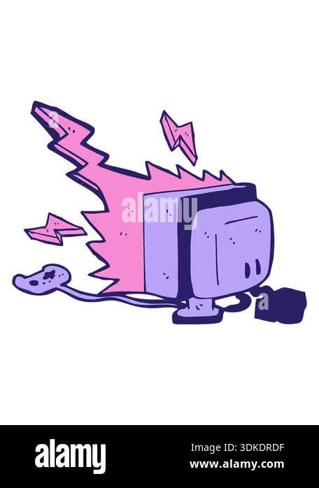 pixelize effect animation of cartoon computer game Stock Video Footage ...