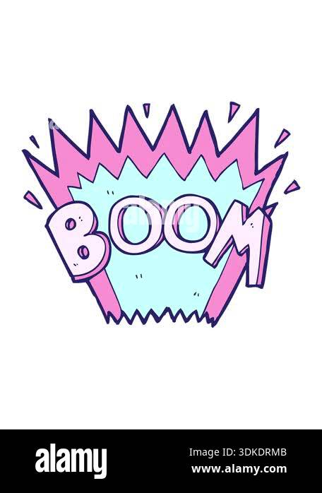 shine light effect animation of cartoon comic book explosion Stock ...