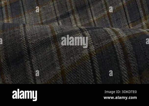 Tartan Linen Texture in High Resolution, Rotation, Waves, Looped ...
