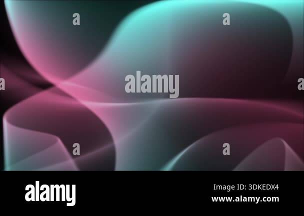 3D animation. Abstract Waves Flowing Chromatic Neon Seamless Pattern ...