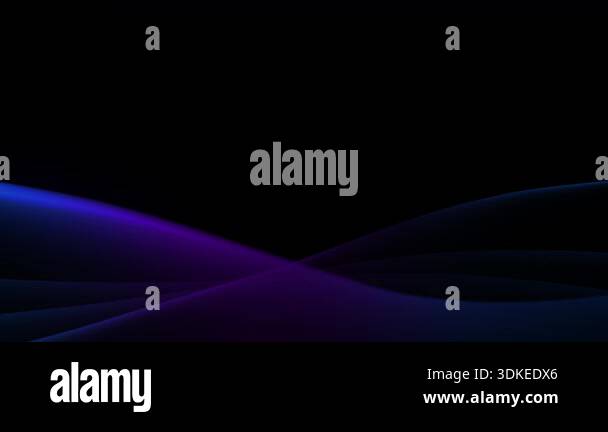 3D animation. Abstract Waves Flowing Chromatic Neon Seamless Pattern ...