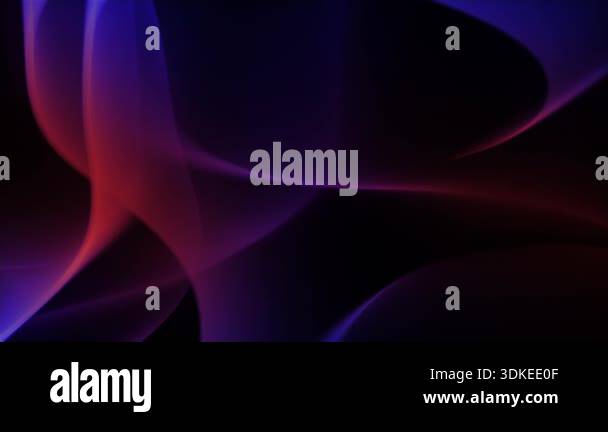 3D animation. Abstract Waves Flowing Chromatic Neon Seamless Pattern ...