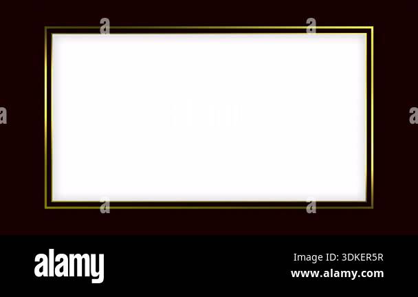 Clean gold frame elegant simple border template background classic ...