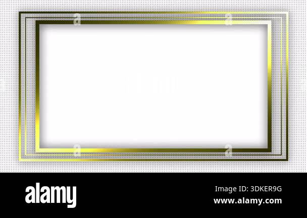 Clean gold frame border metallic luxury elegant background template ...