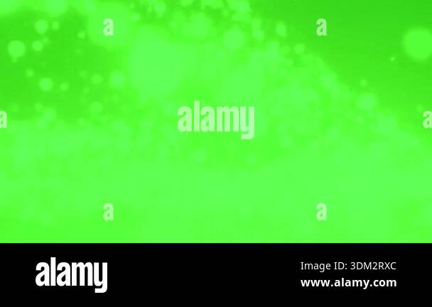 Dynamic green glitter particles motion background for titles Stock ...